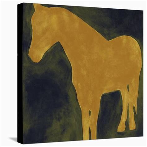 Equestrian Beauties Wait Stretched Canvas Print Kristine Hegre