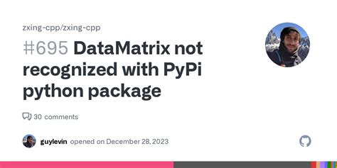 Datamatrix Not Recognized With Pypi Python Package · Issue 695 · Zxing