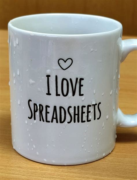 My Love For Excel Is Like An Unmergeable Cell It Just Cant Be Split