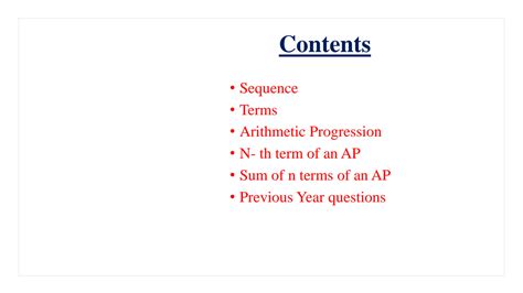 Solution Arithmetic Progression Ppt Studypool