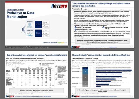 Pathways To Data Monetization Ppt Slide Deck
