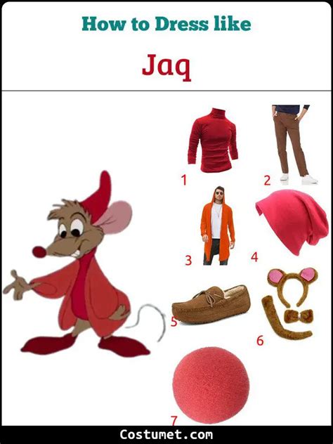 Jaq And Gus Costume From Cinderella For Halloween