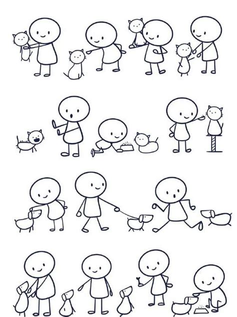 人简笔画图片大全可爱 人简笔画图片大全可爱哭泣的女孩 画趣文库（我爱生活）