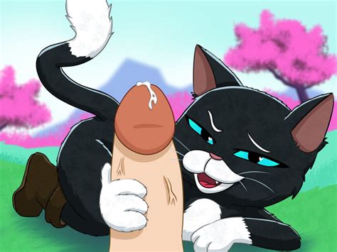Rule 34 Big Penis Black Body Black Fur Domestic Cat Dreamworks Duo Fabgash Felid Feline Felis
