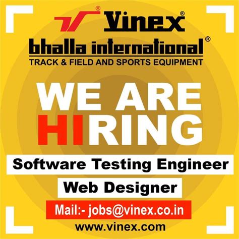 Were Hiring For Software Engineer Vbnet And Web Designer Send Your Bhalla International
