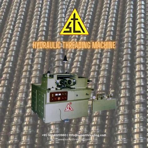 Mild Steel Tie Rod Threading Machine Threading Capacity 125 Mm At