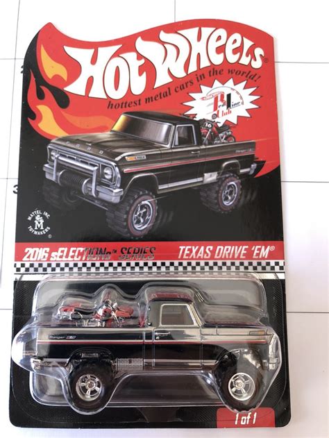 2016 Texas Drive Em Rlc Hot Wheels Truck With Flames