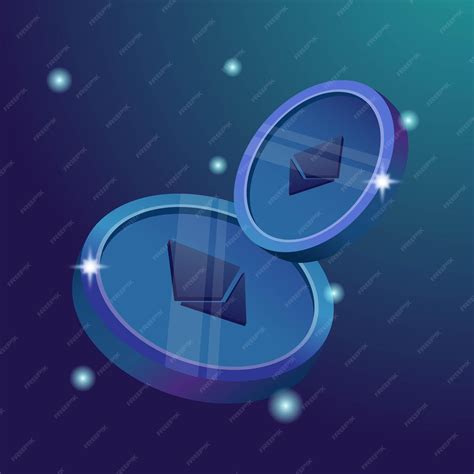 Premium Vector Ethereum Blockchain Cryptocurrency Vector 3d Isometric