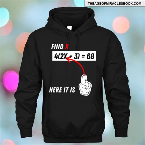 Funny Find X Equation T Shirt