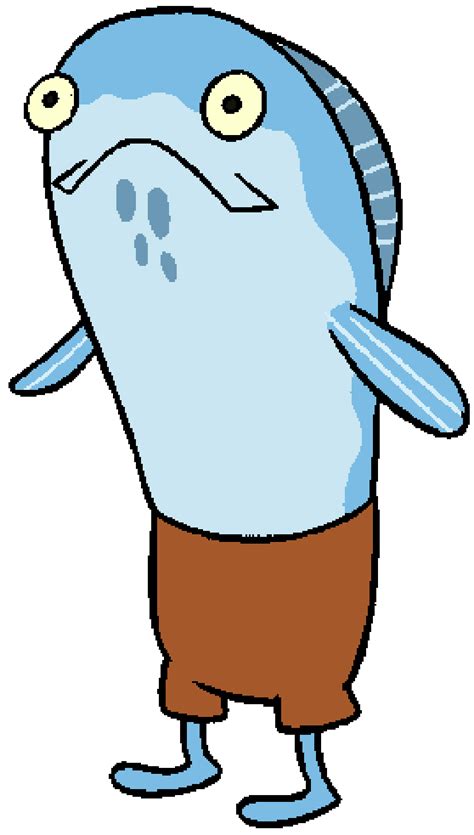 Spongebob Blue Fish