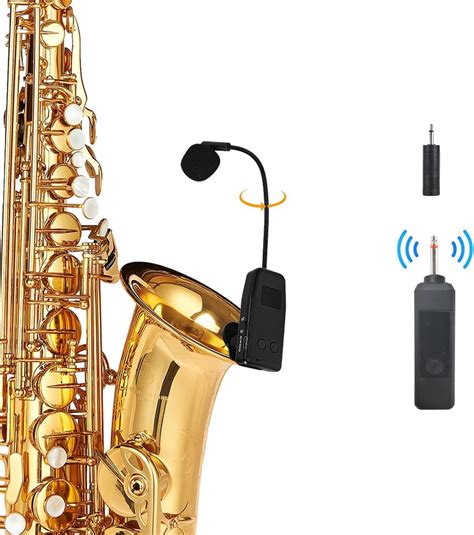 Micvista Wireless Saxophone Microphone System Clip On