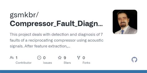 Github Gsmkbr Compressor Fault Diagnosis This Project Deals With Detection And Diagnosis Of 7