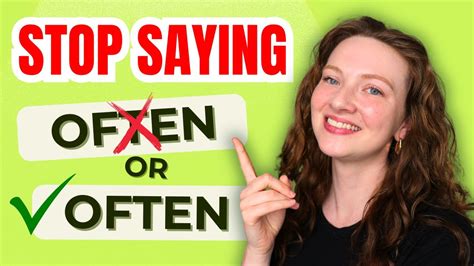 STOP Mispronouncing These Common English Words - YouTube