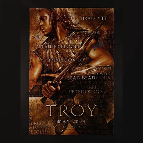 Lot 373 Troy 2004 Brad Pitt And Orlando Bloom Autographed One