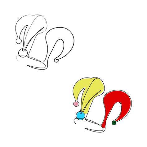 Jester Hat Drawing