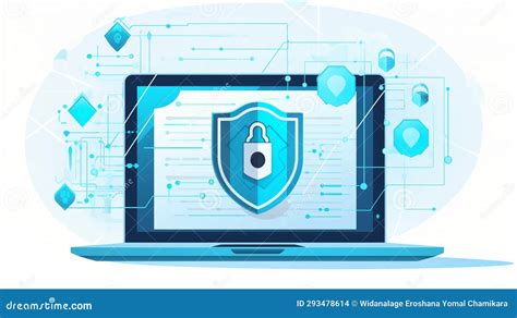 Protecting Digital Privacy The Significance Of World Data Protection Da Stock Illustration