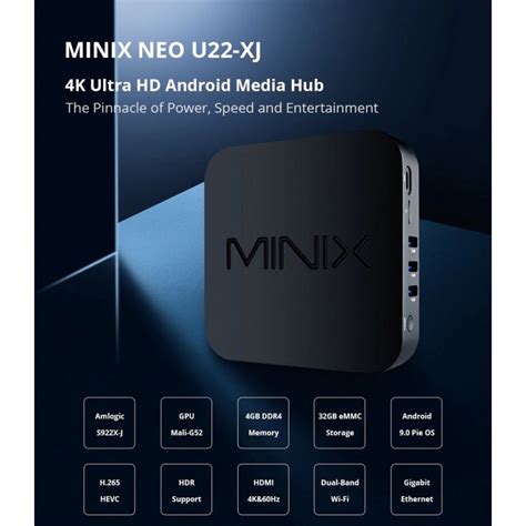 Jual MINIX NEO U22 XJ Android 9 0 TV Box 4K Ultra HD RAM 4GB ROM 32GB Shopee Indonesia