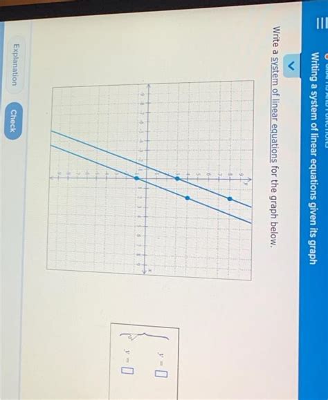 Solved Graphis And Fonctions Writing A System Of Linear