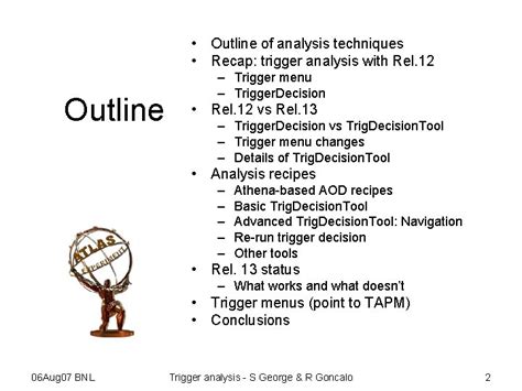 Aod Trigger Analysis In Release 13 Simon George