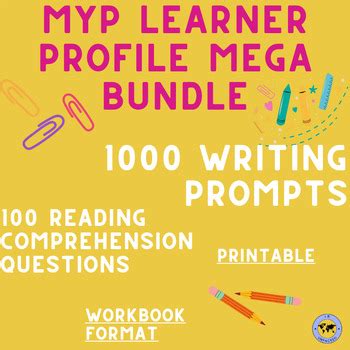 IB Learner Profile MYP MEGA BUNDLE Writing Prompts Reading