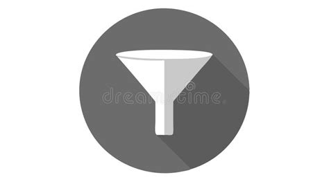 Simple Funnel Icon For Pouring Liquids Or Transfers Vector Design
