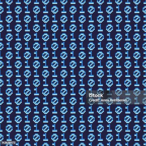 Big Data Illustration Binary Code Seamless Pattern Stock Illustration Download Image Now