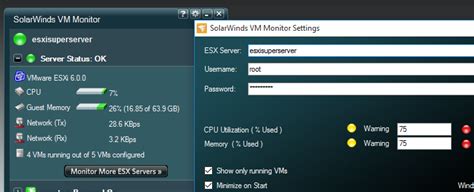 Free Solarwinds Vm Monitor Works Nicely On Windows 10 To Monitor Your