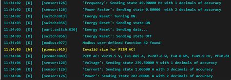 Component Pzemac Error Message In Log When Resetting Energy · Issue