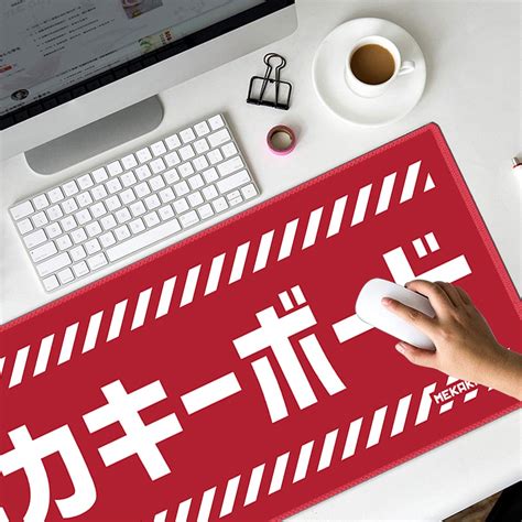 Dixie Mech Omnitype Mousepads Red Gaming Mouse Pad Black Large Extended Mousepad Xl Gaming