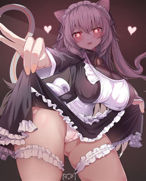 Rule 34 3 P Blush Breasts Cameltoe Cat Ears Cat Girl Catgirl Cleft
