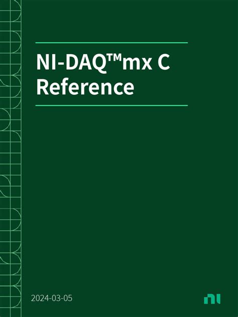 ni daq™mx c reference ni pxi 2531 supported properties 2024 03 05 06 12