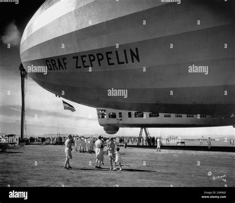 Graf Zeppelin A German Passenger Carrying Hydrogen Filled Rigid Airship That Flew From 1928 To
