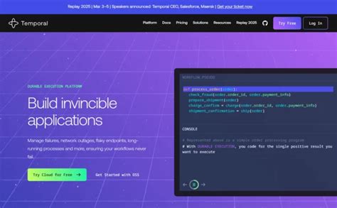 Temporal Technologies Reliable Workflow Execution And Fault Tolerant