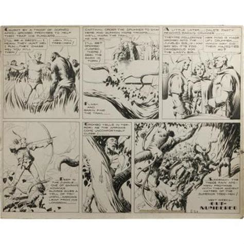 Alex Raymond Flash Gordon Sunday Original Art