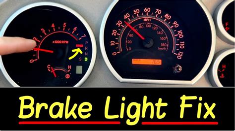 How To Turn Off Brake Light On Dash at Pamela Steigerwald blog