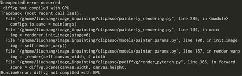Diffvg Not Compiled With GPU Issue BachiLi Diffvg GitHub