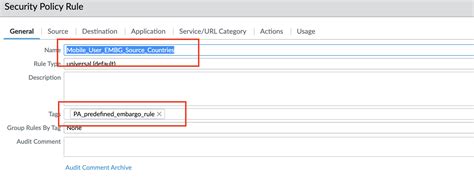 Rule Example For Panorama Managed Prisma Access