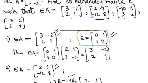 Solved 2 4 103 Let A And B Be 10x3 Matrices Find An Elementary Matrix