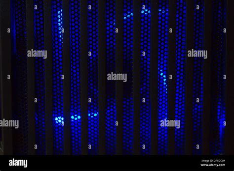 Cooler Of Processor With Neon Light LED Light CPU Cooler Computer Circuit Board And CPU