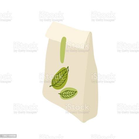 녹말차 차 잎으로 종이 봉투를 만듭니다 말차 파우더 팩 템플릿 포스터 카페 차 상점라벨용 제품 포장 플랫 벡터 일러스트레이션 0명에 대한 스톡 벡터 아트 및 기타 이미지