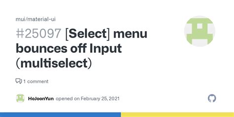 Select Menu Bounces Off Input Multiselect · Issue 25097 · Mui