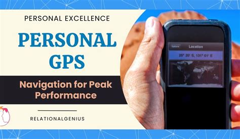 Gps Navigation For Peak Performance Success For High Achievers