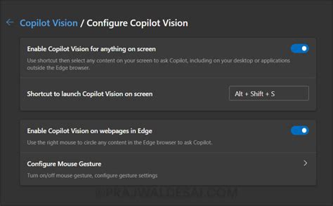 How To Enable Or Disable Copilot Vision In Microsoft Edge