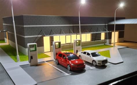 Electric Vehicle Charging Station Green Energy Models