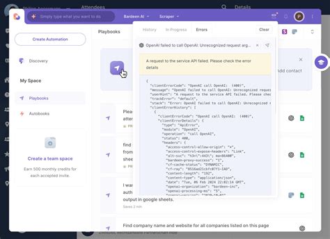 Openai Step Keeps Failing 🐞 Report An Issue Bardeen Community