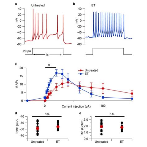 Fig S4 Edema Toxin Treatment Enhances Excitability Of Small Diameter