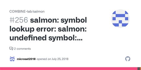 Salmon Symbol Lookup Error Salmon Undefined Symbol Znst6locale10s