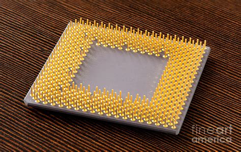 Computer Cpu Processor Chip Photograph By Arletta Cwalina Pixels