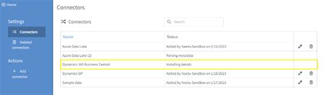 Adding A Dynamics 365 Business Central Connector Eone Solutions