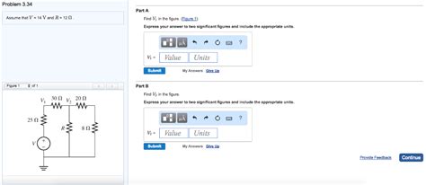 Solved Assume That V 14 V And R 12 Find V 1 In The Chegg Com